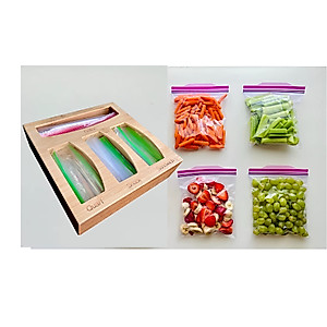 Spread Pixie Dust Bamboo Kitchen Caddy, Rustic Whimsical, Brown