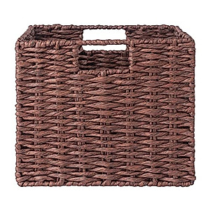 Winsome Wood Tessa Basket, Walnut