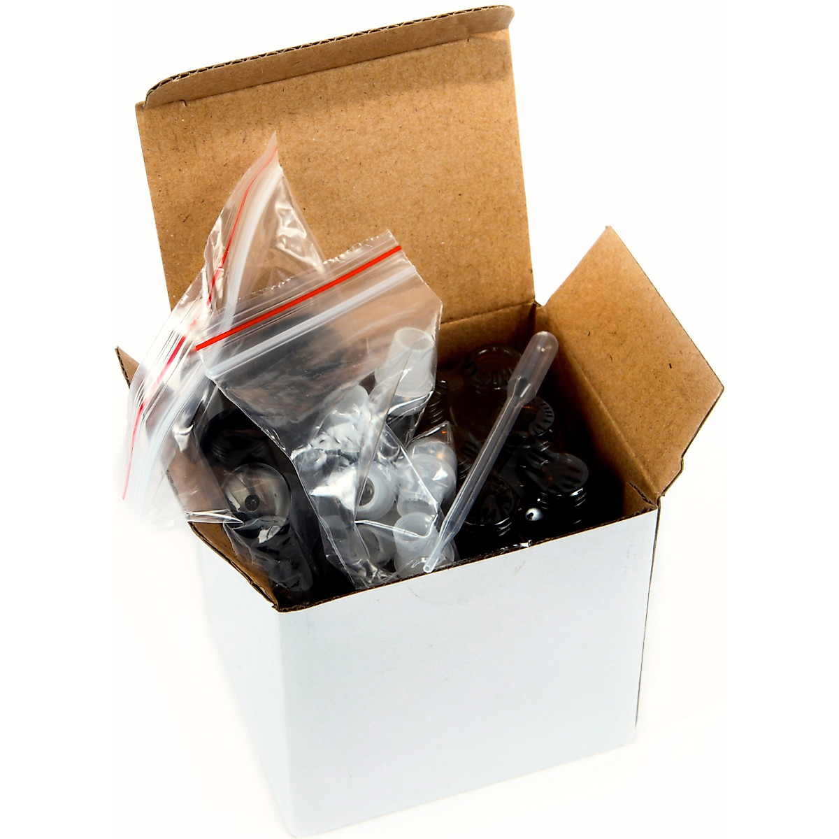 Vivaplex, 6, Amber, 10 ml Glass Roll-on Bottles with Stainless Steel Roller Balls - .5 ml Dropper included