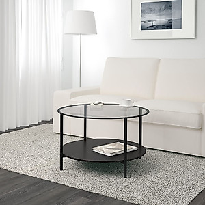 IKEA Vittsjö Coffee Table, Black-Brown, Glass
