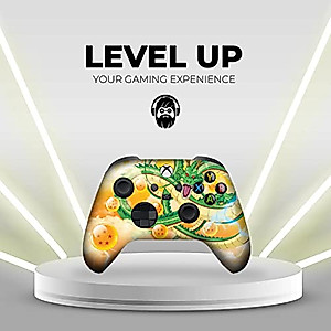 DreamController Shenron Draggonballz Custom X-box Controller Wireless compatible with X-box One/X-box Series X/S Proudly Customized in USA with Permanent HYDRO-DIP Printing (NOT JUST A SKIN)