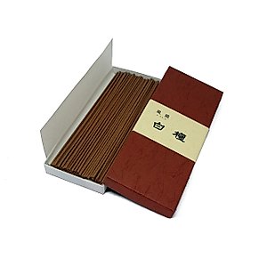 Minorien Japanese Sandalwood Incense Sticks Fuin Byakudan Small Pack - 5.3 inches 65 Sticks - Made in Japan