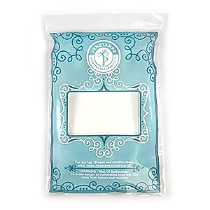 - 100 - Flat Glassine Wax Paper Bags - 5 1/2" x 7 3/4" or 5.5" x 7.75" - Includes JenStampz Top 10 - Large