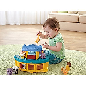 Fisher-Price Little People Noah's Ark playset with 9 figures for toddler and preschool pretend play ages 1 to 5 years