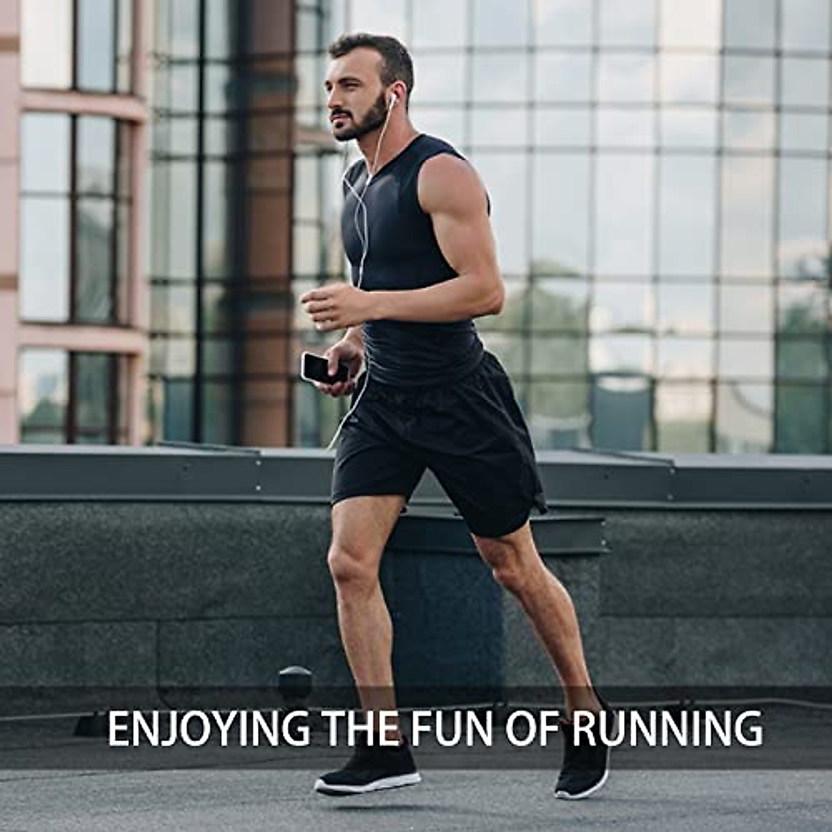 KLINNFENR Mens Gym Running Shorts Quick Dry 5 inch Inseam Athletic Workout Training Shorts with Reflective Zipper Pockets Towel Loop,Army Green S