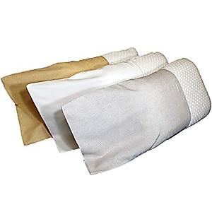 ProComf Travel and Camping Mate/Baby/Kid's/Teen's/Adult's Pillow Case- Pack of 3 (Cream, Ivory, Blue)