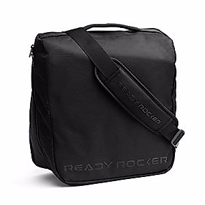 Ready Rocker Travel Bag for The Portable Baby Rocking Chair - Comfort Shoulder Strap, Extra Zipper Storage Compartment, Travel Essential for Moms and Dads, Premium Black Polyester