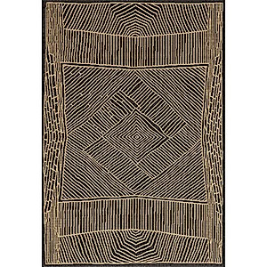nuLOOM Myrna Geometric Indoor/Outdoor Area Rug, 8' x 10', Dark Grey