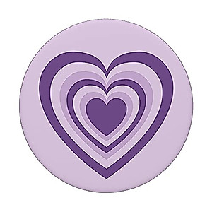 Lavender Purple Love Heart Coffee Latte Pattern PopSockets Swappable PopGrip