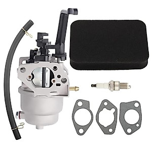 0J58620157 Carburetor for Generac GP5500 GP7500E GP6500 GP6500E GP5000 RS5500 Huayi Ruixing 13HP 14HP 15HP 16HP 188F 190F Generator Carb with Air Filter Spark Plug Tune Up Kit Replace 0G8442A111