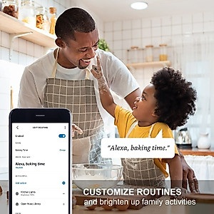 Sengled Alexa Light Bulb, BR30, S1 Auto Pairing with Alexa Devices, Smart Flood Light Bulb That Work with Alexa, Daylight 5000K, E26, Led Lights, 65W Equivalent Recessed, No Hub Required, 4-Pack