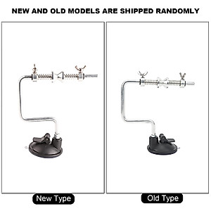 Fishing Line Spooler, Portable Adjustable Aluminum Fish Line Winding Tool Machine Spool with Sucking Cup
