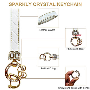 TX-INNO AUTO Key Fob Cover Compatible with Smart Key, Soft TPU Key Case with Keychain