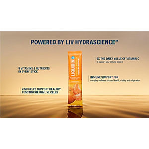 Liquid I.V.® Hydration Multiplier® +Immune Support - Wild Berry - Hydration Powder Packets | Electrolyte Powder Drink Mix | Convenient Single-Serving Sticks | Non-GMO |14 Servings (Pack of 1)