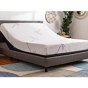 Tulo by Mattress Firm | 8 INCH Memory Foam Lavender Mattress | Medium Comfort | Pain-REDUCING Pressure Relief | Queen Size