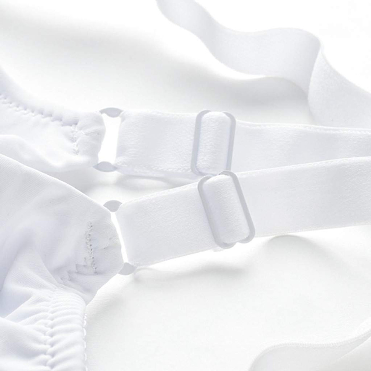 JFLYOU-Bra for Women,New Large Smooth Bra Comfortable Cooling Ladies Bra Adjustment Underwear(White,85E)