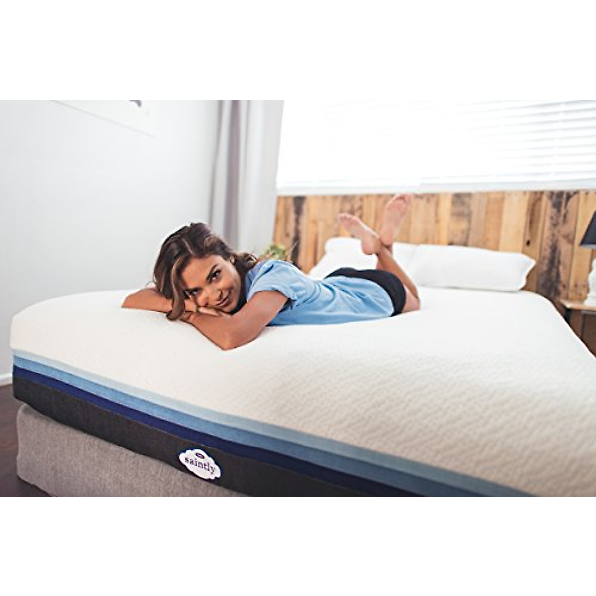 Saintly Firm Gel-Infused Foam Mattress - Queen