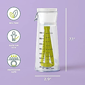 Chef'n 104-759-258 Emulstir Salad Dressing Mixer, One Size, Arugula/Meringue