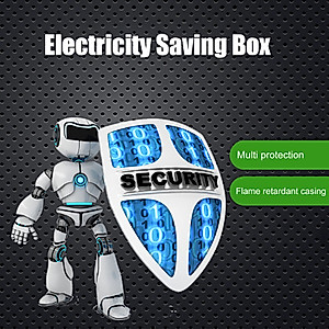 TOPINCN Power Saver, 28000W Real Load Power Saving Box Power Save Energy Saver Electricity Saving Box Household Office Energy Saving Device