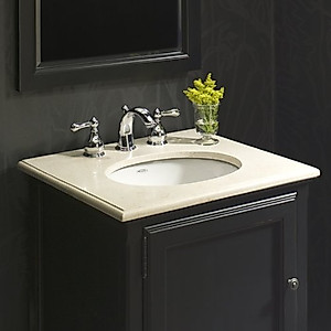 American Standard 0496221.021 496221.021 OVALYN 19-1/4X16-1/4 W/FRNT Overflow Bon, Bone