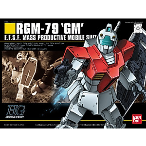 Bandai Hobby HGUC 1/144 #20 RGM-79 GM "Mobile Suit Gundam" Model Kit