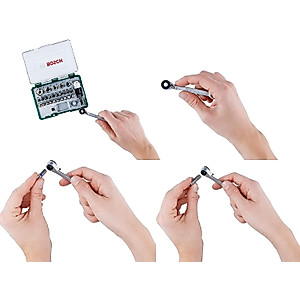Bosch 2607017160 Screwdriver-/RATCHET Set 27 Pcs