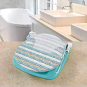 Summer Deluxe Baby Bather (Ride the Waves) - Bath Support for Use in the Sink or Bathtub - Includes 3 Reclining Positions