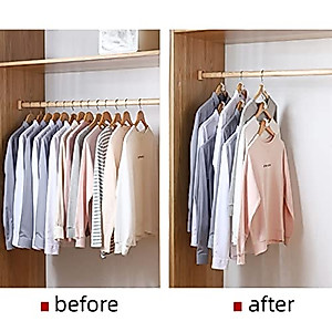 CNYEJQJC Clothes Hanger， 30PCS Connector Hooks Plastic Hanging Clothes Hangers Connecting Hook Saving Wardrobe for Space Clothes Storage and Finishing Machine