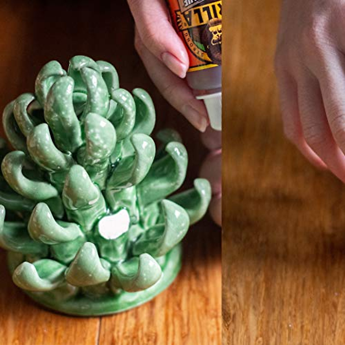 Gorilla Original Gorilla Glue, Waterproof Polyurethane Glue, 18 Ounce Bottle, Brown, (Pack of 1)