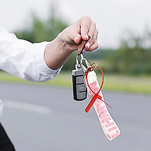 BornySTAR Off Classic Wristlet Keychain for Women - Cool Wrist Lanyards for Keys, Wristlet Badge Lanyard for Women,Keychain Accessories,Wristband Keychain Lanyard for Car Phone Wallet Keys - (Pink)