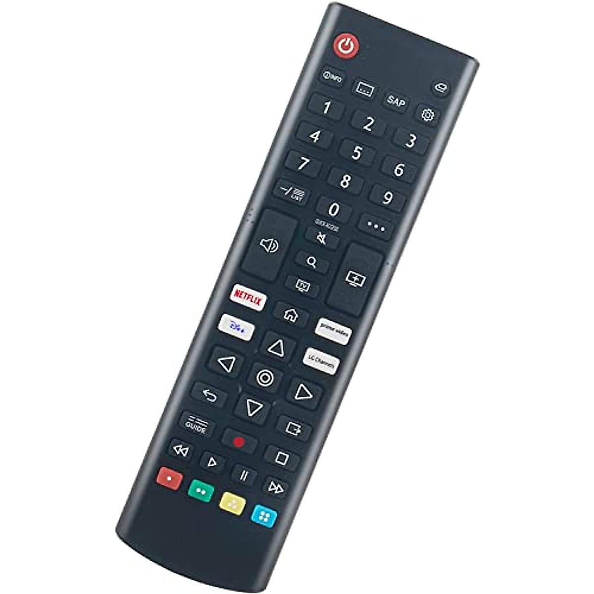 AKB76037601 Replaced LG Remote fit for LG Smart TV 32LM577BZUA 43UP7670PUC 55UP8000PUR 65UP8000PUR 75UP7670PUB 49UM7300PUA 60UM6900PUA 50UP8000PUR with DSY+,Netflix,Prime Video,Channel Buttons