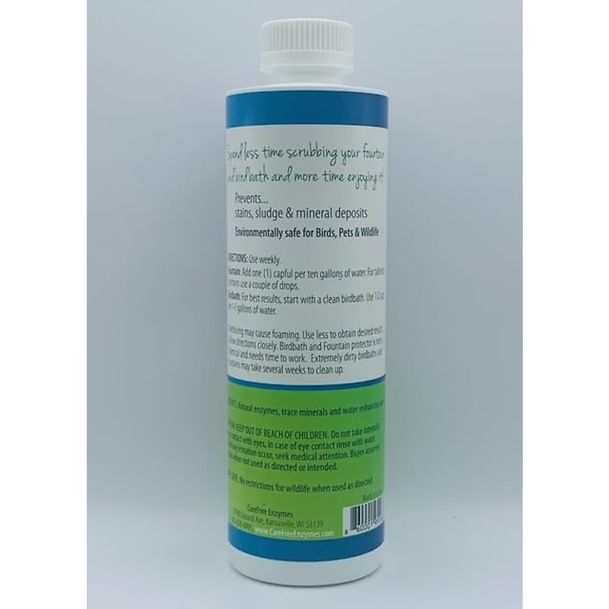 Birdbath & Fountain Protector 95566, 16 oz. for Clean and Clear Water, 16 Fl Oz (Pack of 1)