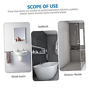 PAMINGONO 2pcs Pool Stopper Kitchen Sink Stopper Sink Drain Stopper Kitchen Drains Stopper Sink Sealing Tub Plug Bathtub Drain Stoppers Bathroom Sink Strainer Tub Stopper Black Rubber