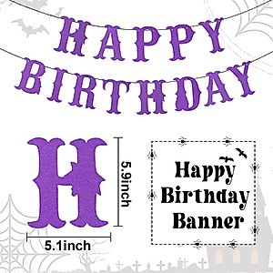 Wednesday Balloons Garland Arch Kit, 123Pcs TV Drama Black Purple Rose Red Balloon Happy Birthday Banner for Wednesday Gothic Theme Birthday Party Supplies Decorations Halloween Party Favors