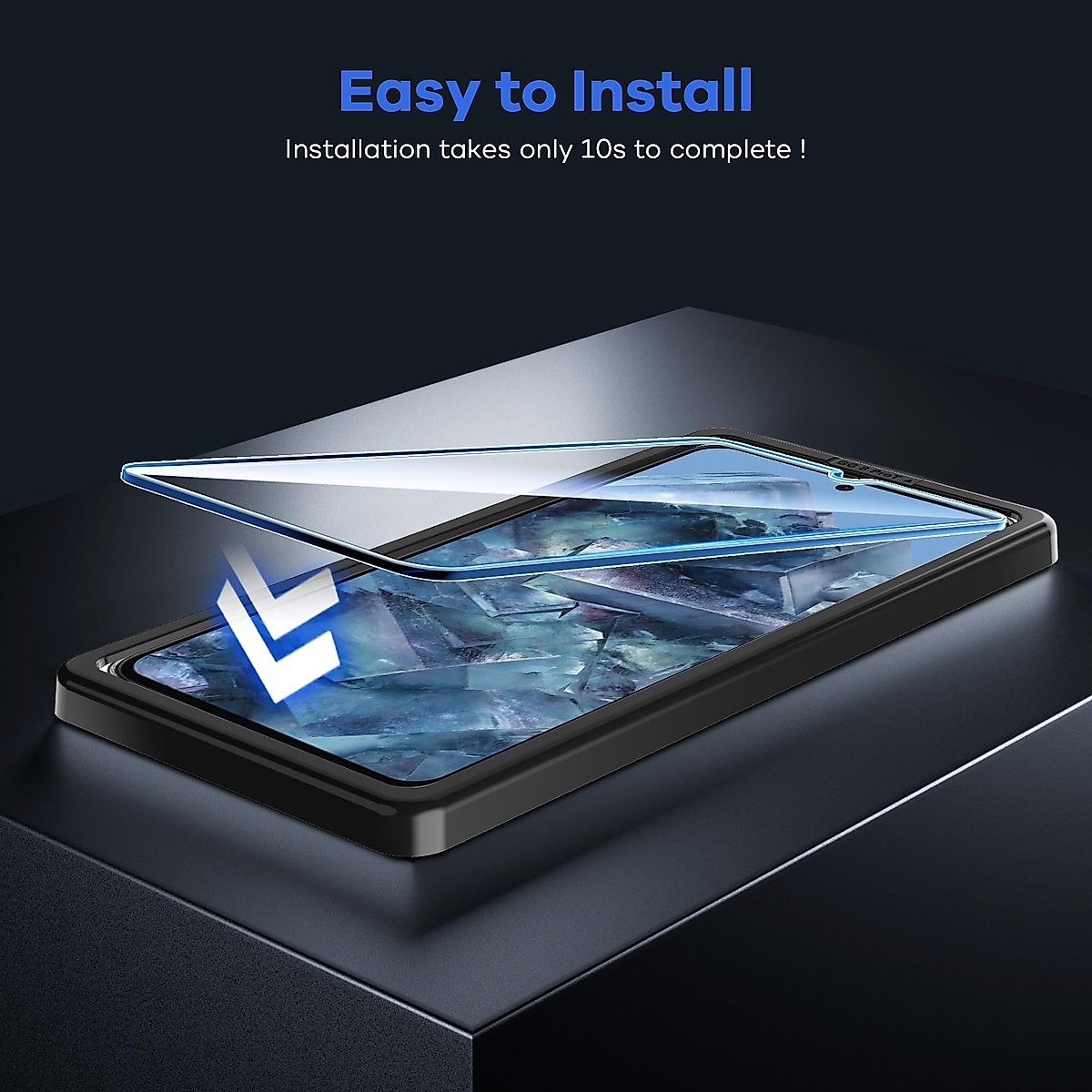 AACL Pixel 8 Pro Screen Protector Tempered Glass with Camera Lens Protector for Google Pixel 8 Pro Screen Protector，6.7 Inch [Fingerprint Unlock][Anti-Scratch] [9H] [3 +2 Pack ]