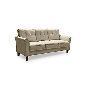 SILKIR Couches for Living Room,78 Inches Comfy Sofa Sofa for Living Room 3 Person Couch for Living Room,Office,and Apartment,Beige