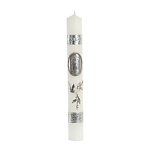 Catholic Baptism Candle Set for Boys - Baptismal Candles for Baptism for Girls Kit Velas para Bautizo de Niño