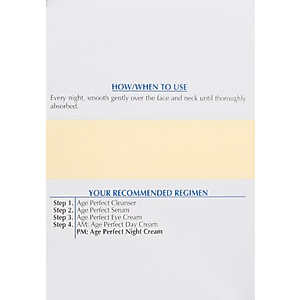 L'Oreal Paris Skin Care Age Perfect Night Cream, Anti-Aging Face Moisturizer With Soy Seed Proteins, 2.5 Oz