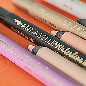 Annabelle Waterline Matte Kohl Eyeliner Pencil, Beige, Intense Colours, Matte Finish, Easy-To-Apply, Long-Lasting 10h, Waterproof, Transferproof, Cruelty-Free, 1.2 g