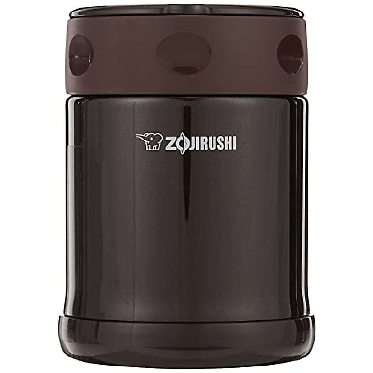 Zojirushi Stainless Steel Food Jar, 11.8-Ounce, Dark Brown