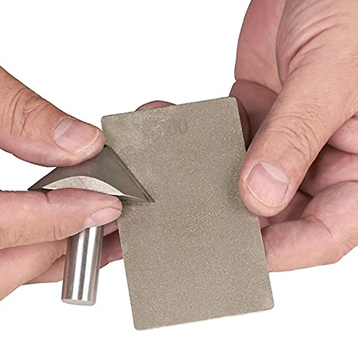 Trend Complete Diamond Sharpening Kit: Double-Sided Credit Card Stone & Mini Taper File w/ Lapping Fluid, Cleaning Block, Instructional DVD & Guide, DWS/KIT/C