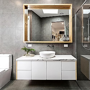 Fixwal 17.3" x 335" Contact Paper Peel and Stick, Wallpaper Paper for Cabinets, PVC Self Adhesive and Removable Wallpaper for Desk Drawer Shelf Liner Wall Kitchen Furniture, White