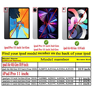 Tendmart Case Compatilbe with iPad Air 4th / 5th Generation 10.9" 2022,Kids case for Pro 11-inch 3rd Generation 2nd Gen 2020 & 1st Gen 2018, Shockproof Light Weight Handle Stand Pink case