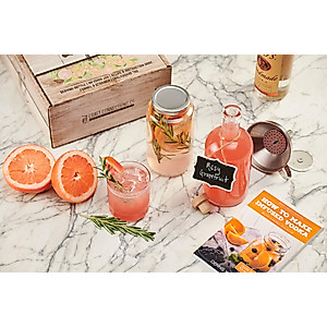 Spirit Infusion Kit - Infuse Your Booze - Alcohol Infusion Kit with Recipes to Make Over 70 Flavored Vodkas. This Liquor Infusion Kit Makes a Great Cocktail Gift!