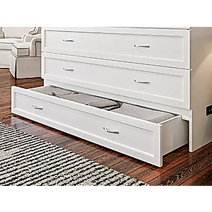AFI, Northfield Murphy Bed Chest, Queen, White