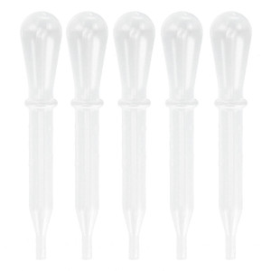 PerGar 100Pcs Disposable Pipettes Dropper, Plastic Pipettes, 1.5ml Plastic Pipettes Droppers, Clear Graduated Eye Dropper, Mini Transfer Pipettes Droppers for Home Use, Science Class, Experiments