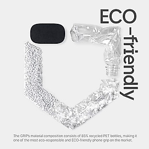 RHINOSHIELD GRIPMAX Compatible with MagSafe - Grip, Stand, and Selfie Holder for Phones and Cases, Repositionable and Durable, Best paired with RHINOSHIELD Phone Cases for MagSafe - Telo Mimetico B&W