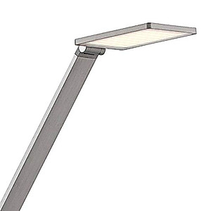 Possini Euro Design Bentley Modern Minimalist Style Task Floor Lamp LED Bright Lighting 61" Tall Silver Aluminum Adjustable Touch On Off for Living Room Reading House Bedroom Home