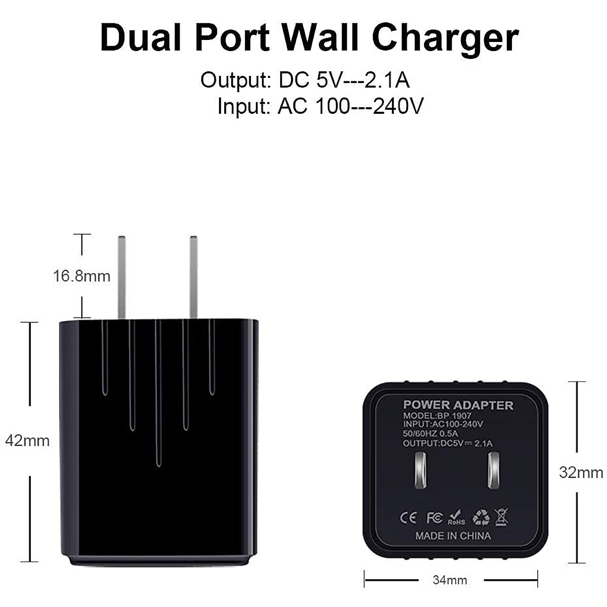 Fast Charger Type C Charging Block USB Wall Plug Android Phone Fast Car Charger Adapter C Type Charging Cable 3FT 6FT for Samsung Galaxy S23 S22 Plus S22 Ultra S21 FE S20 S10 A10e A11 A12 A13 A21 A51