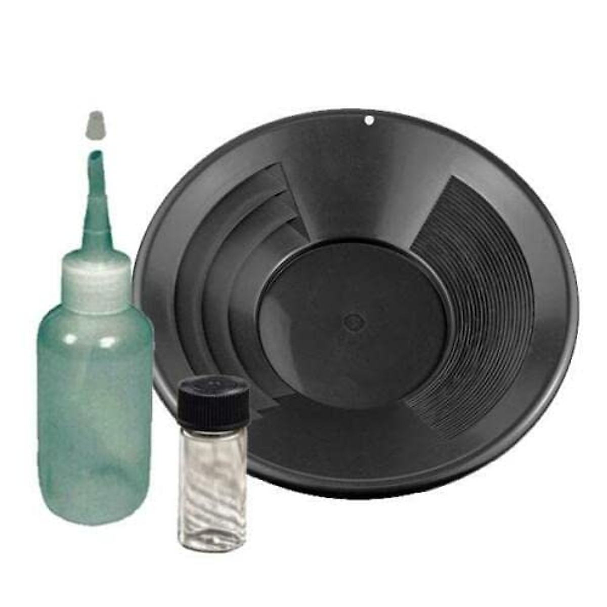 Sluice Monkey 14" Black Gold Pan Panning Kit Gold Pan